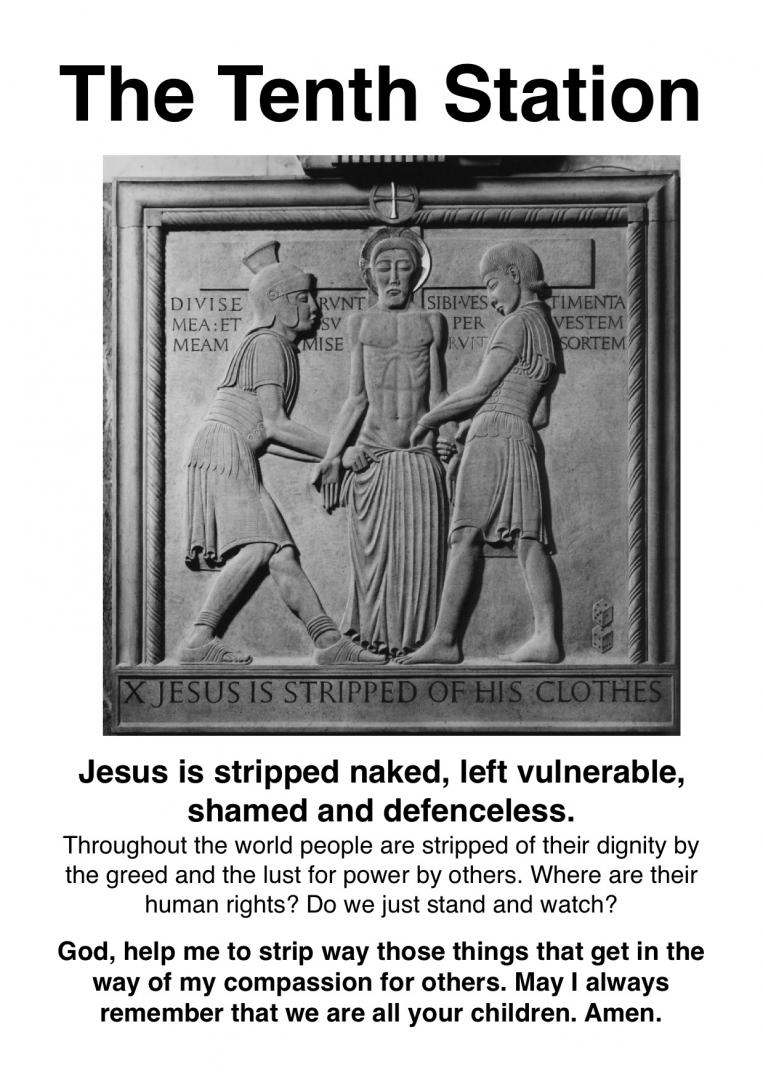 The Tenth Station of the Cross | The Good Shepherd