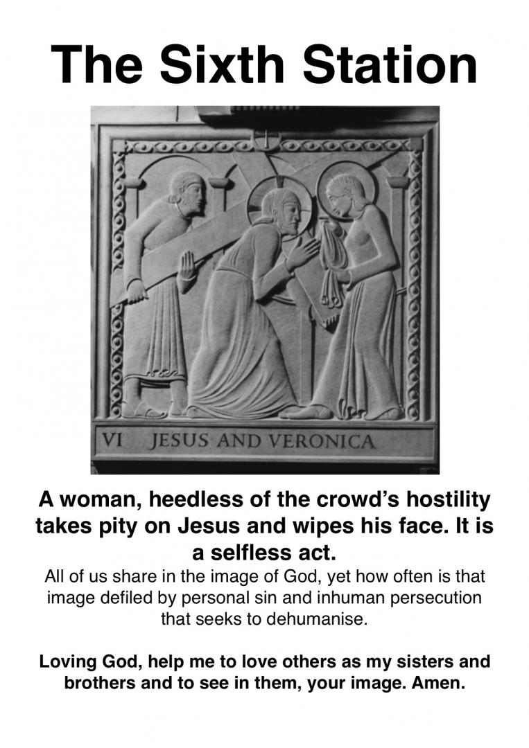 The Sixth Station of the Cross | The Good Shepherd