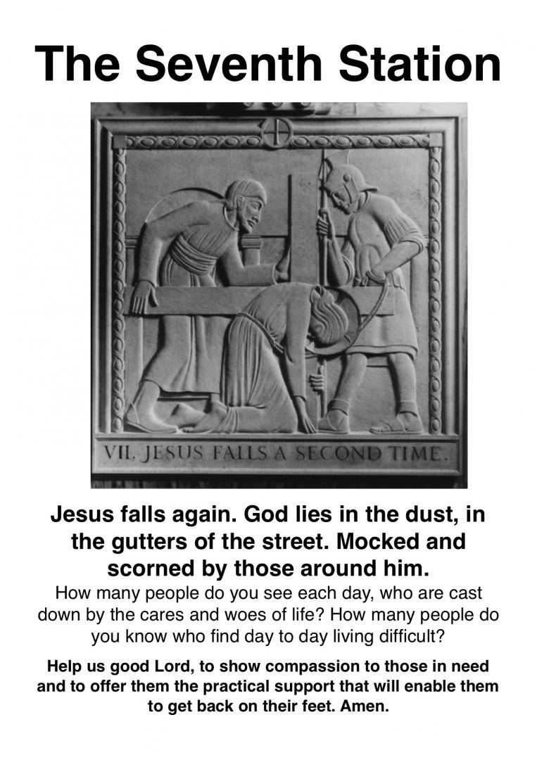 The Seventh Station of the Cross | The Good Shepherd
